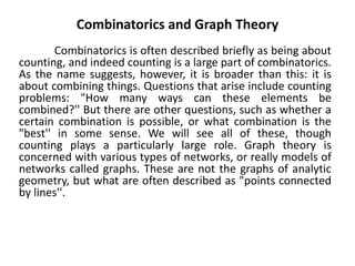 Combinatorial analysis.pptx | Physics | Science