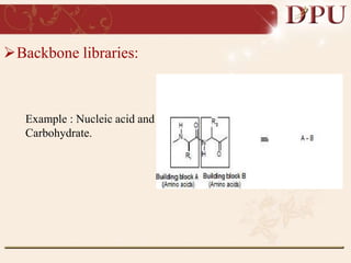Combinatorial chemistry | PPTX
