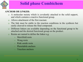 Combinatorial Chemistry Sunil Yadav | PDF