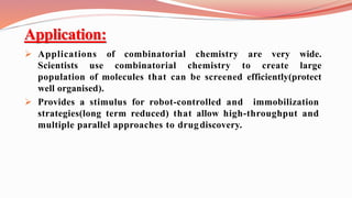 Combinatorial Chemistry presentation by dixhu raj dixit.pptx