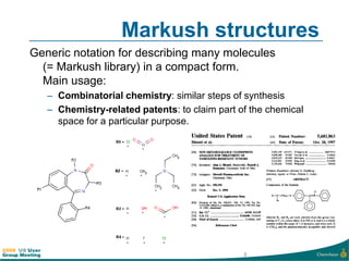 Combinatorial Markush structure handling at ChemAxon: US UGM 2008 | PDF ...