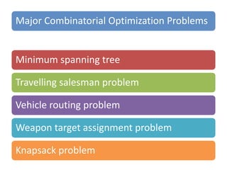 Combinatorial Optimization | PPT | Free Download