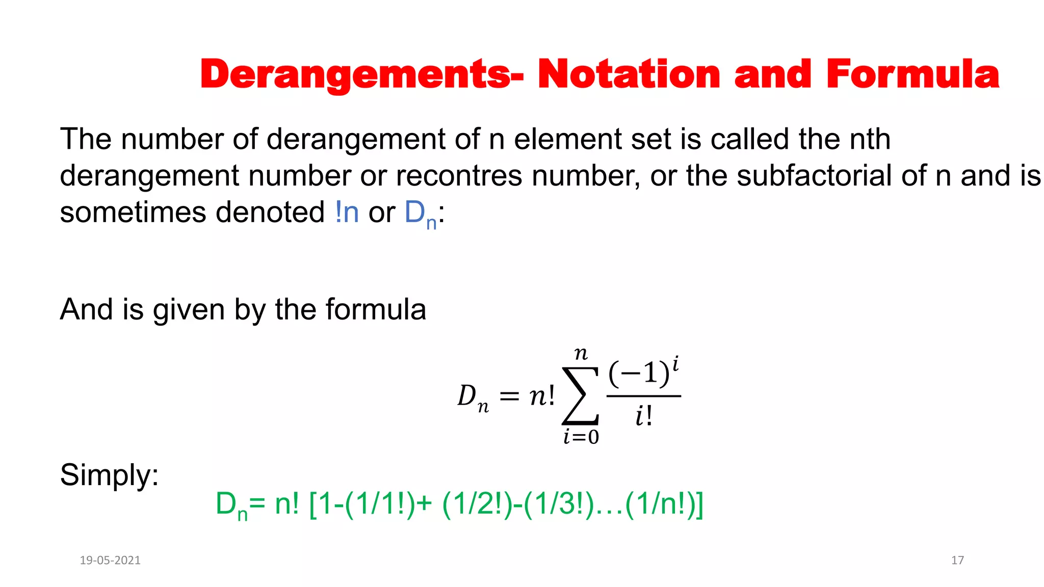 Combinatorics | PPTX
