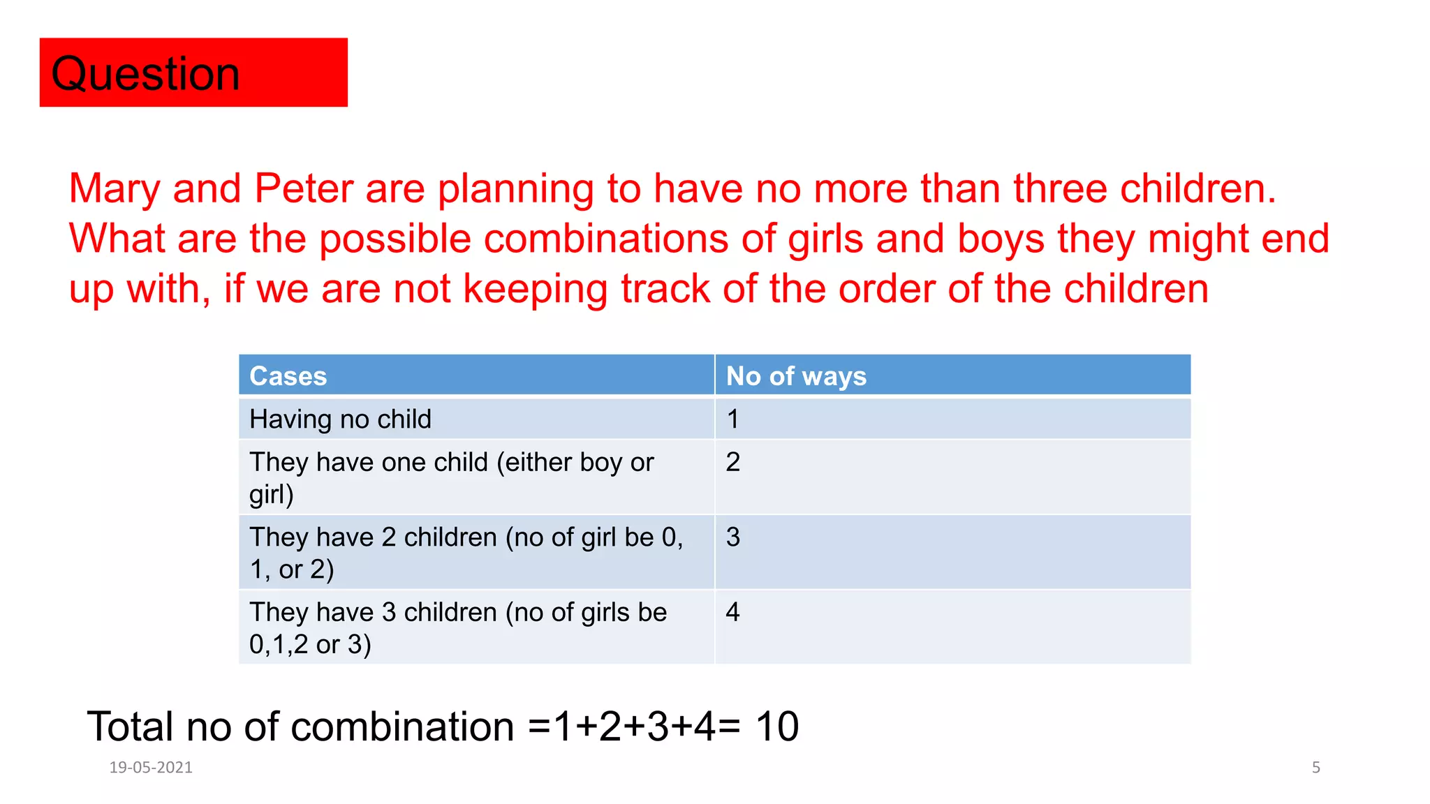 Combinatorics | PPTX
