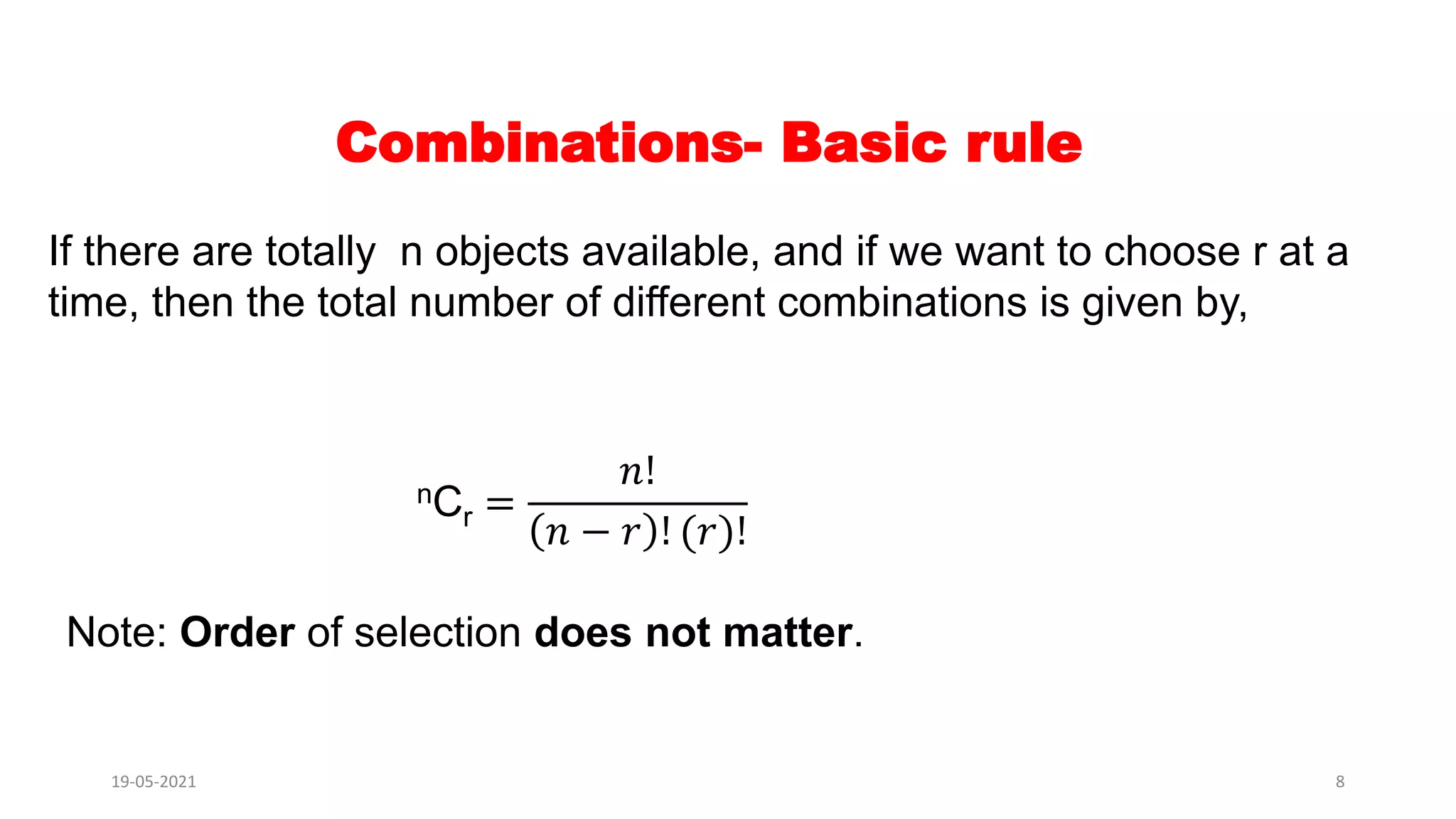 Combinatorics | PPTX