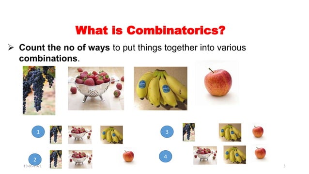 Combinatorics | PPTX | Games and Puzzles | Hobbies & Interests