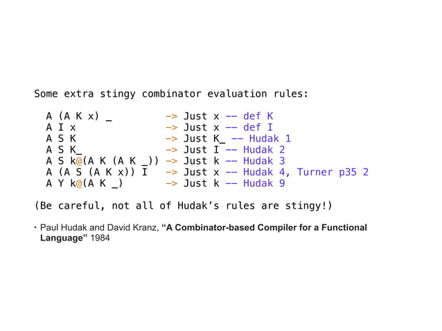 Revisiting Combinators | PPT