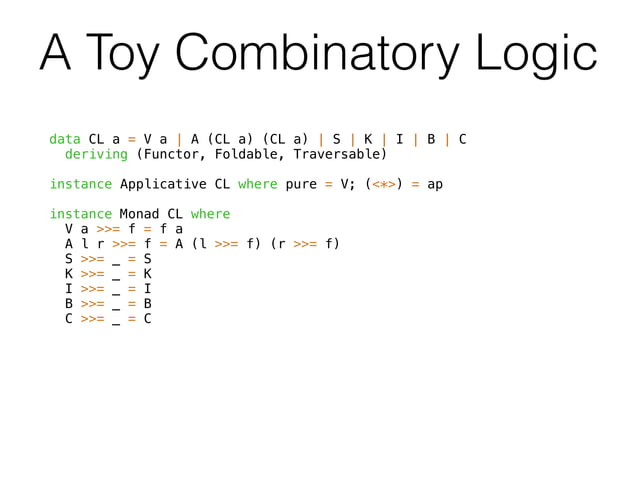 Revisiting Combinators | PPT