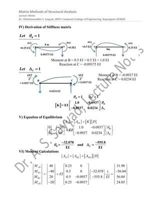 Matrix Methods of Structural Analysis | PDF
