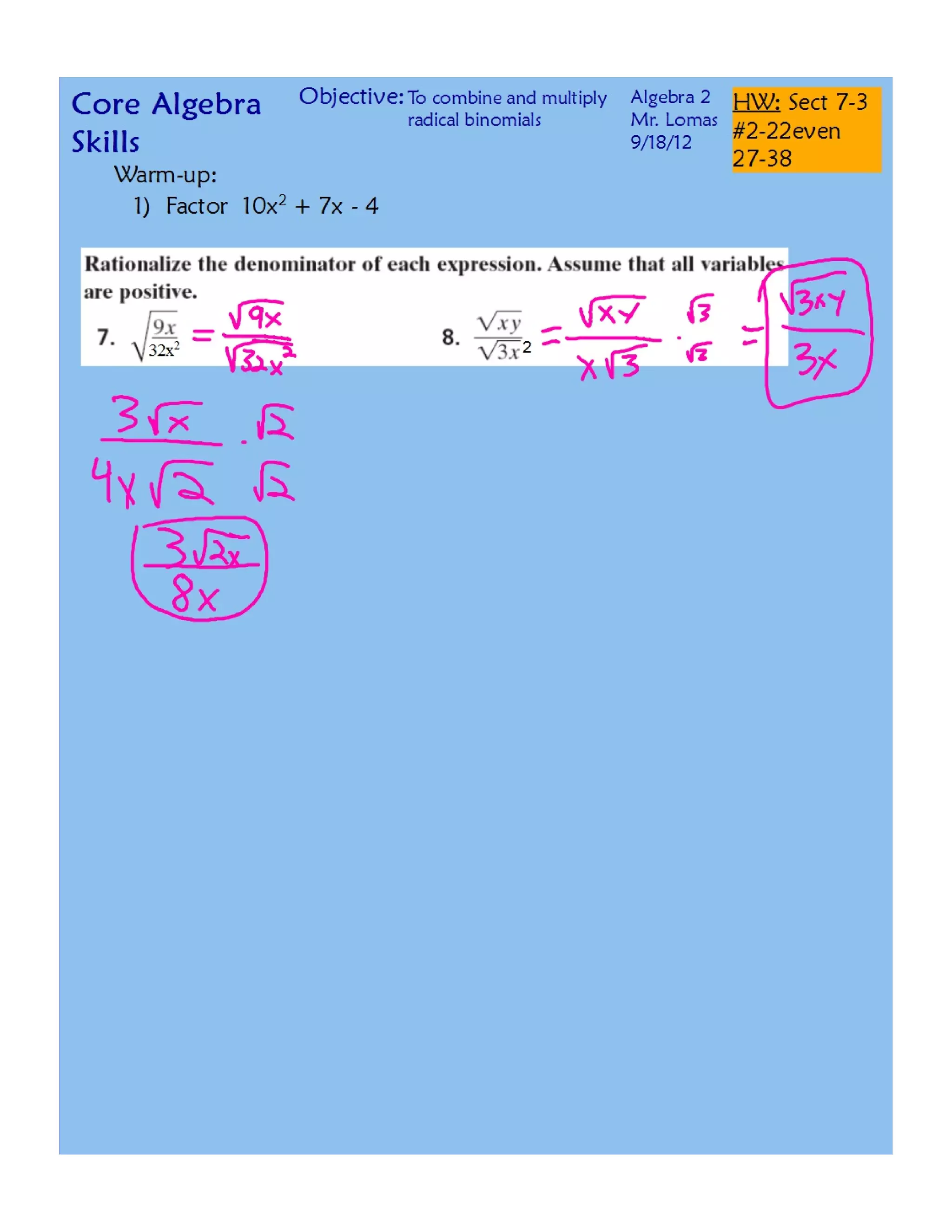 Combine and Multiply Radical Binomials.pdf