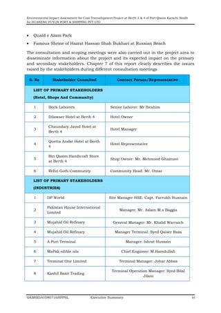 Combine coal transshipment project report | PDF