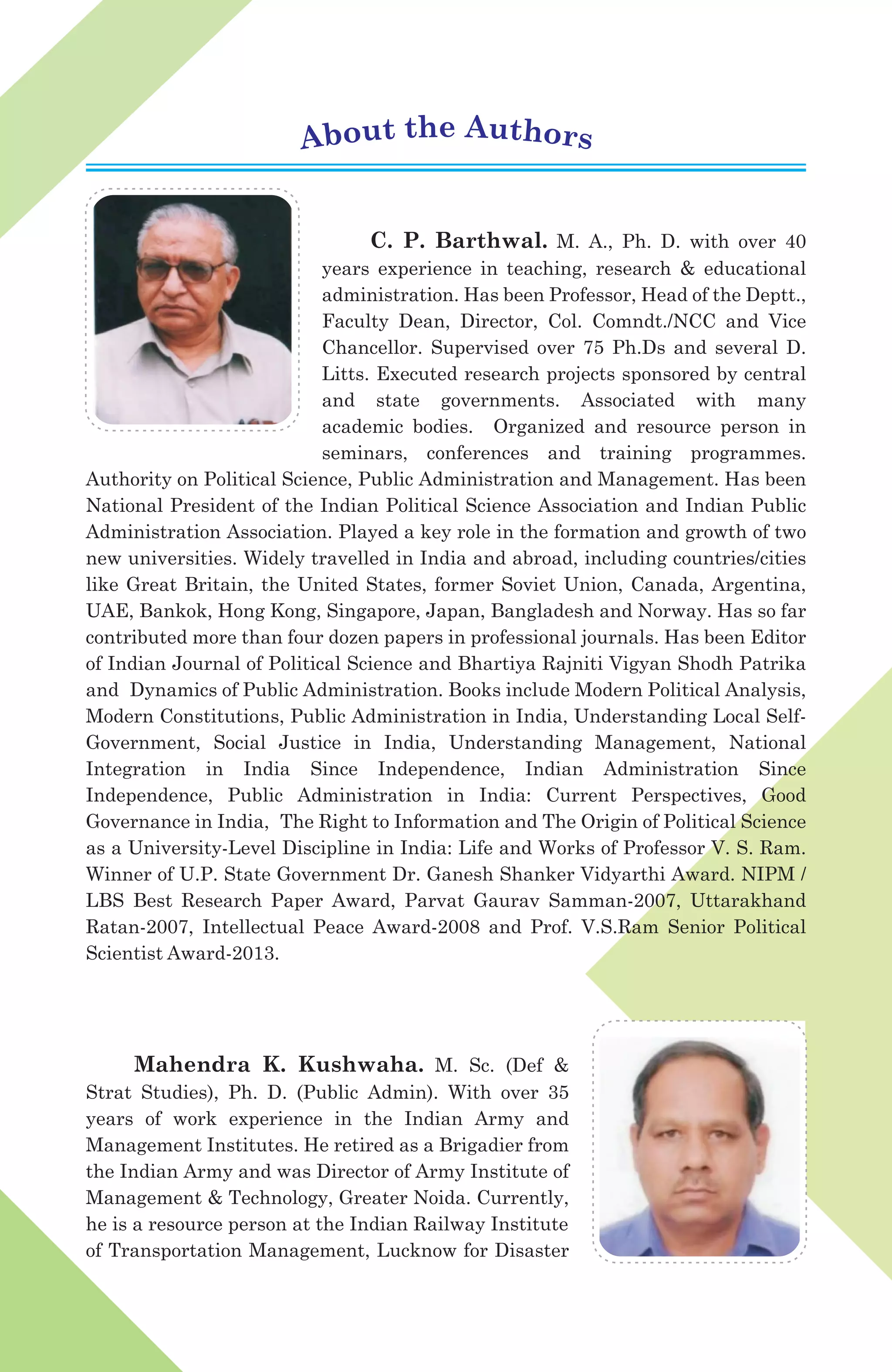 PDF of DISASTER MANAGEMENT THEORY AND PRACTICE | PDF