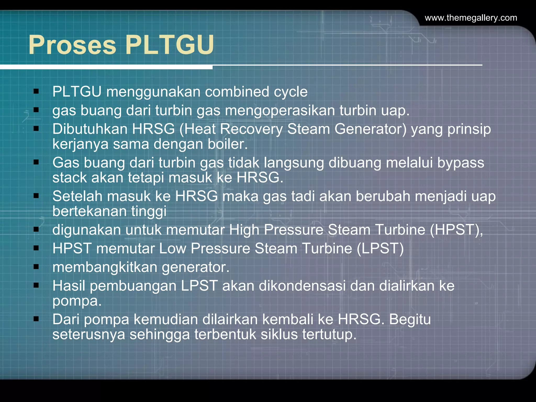 PLTGU Combine cycle | PPT