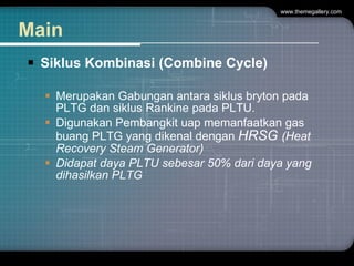 PLTGU Combine cycle | PPT