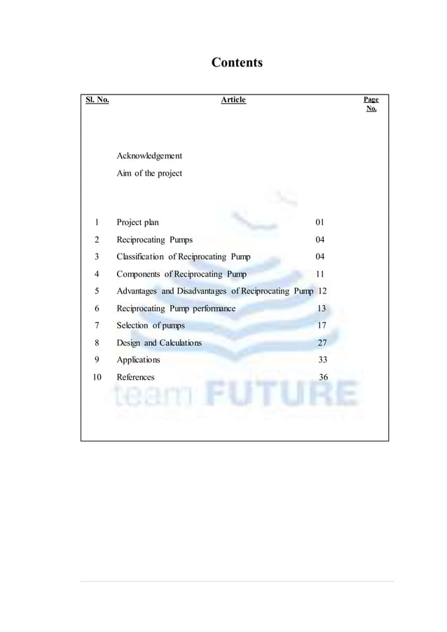 Reciprocating pump pdf | DOCX | Civil Engineering Industry | Industries