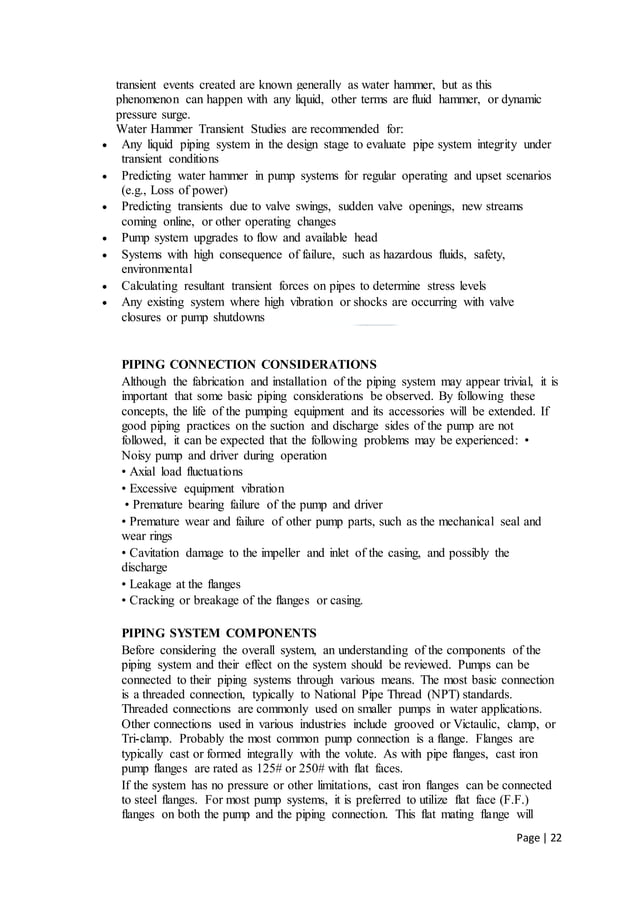 Reciprocating pump pdf | DOCX | Civil Engineering Industry | Industries