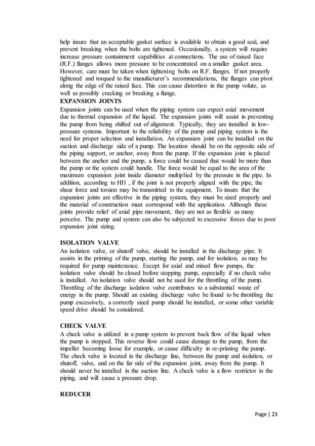 Reciprocating pump pdf | DOCX | Civil Engineering Industry | Industries