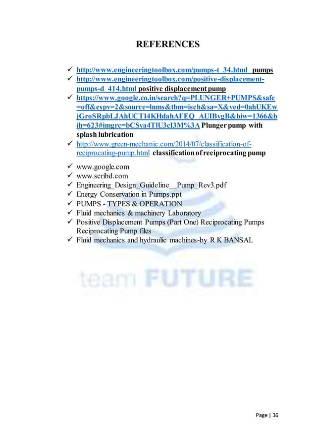 Reciprocating pump pdf | DOCX | Civil Engineering Industry | Industries