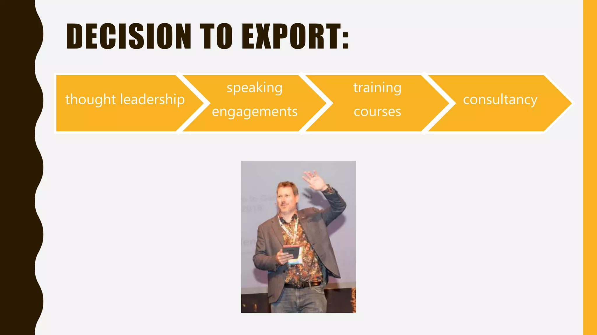 Export journey and insight into gamification | PPT