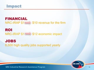 Everything You Need to Know About IRAP Funding | PDF