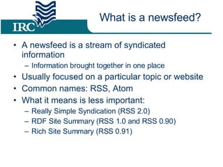 Combined Rss Presentation | PPT