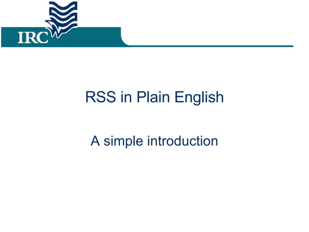 Combined Rss Presentation | PPT