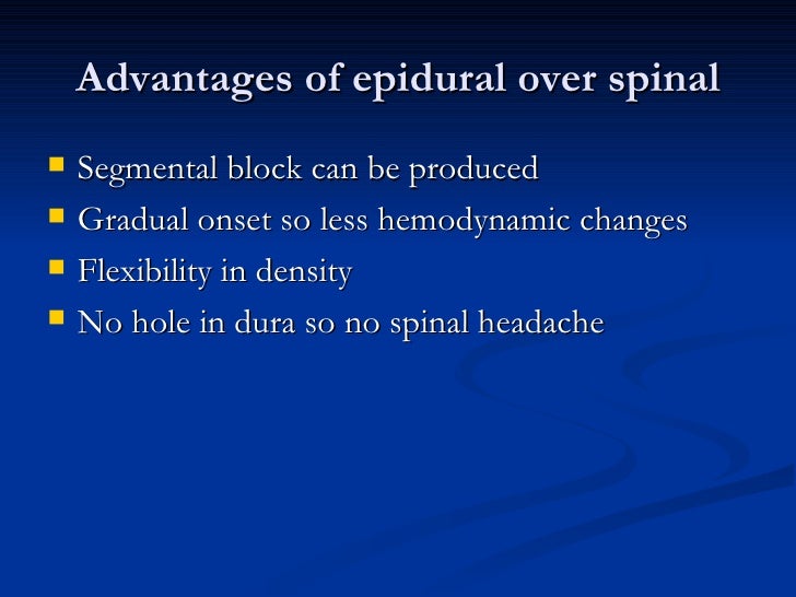 Combined Spinal Epidural Anesthesia