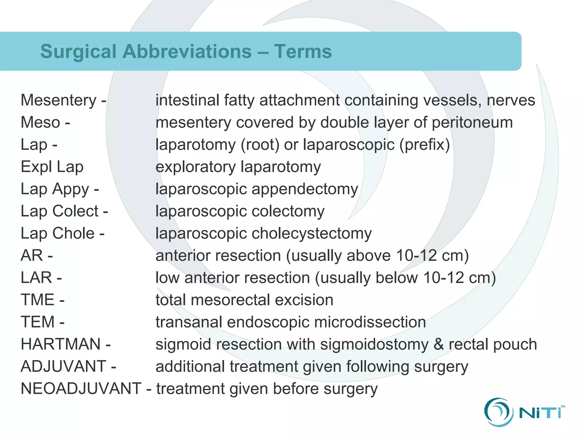 Combined 01 clinical training--terminology | PPT
