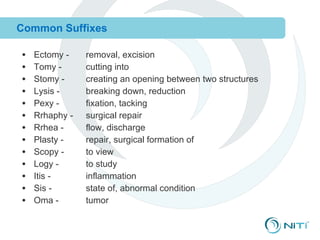 Combined 01 clinical training--terminology | PPT