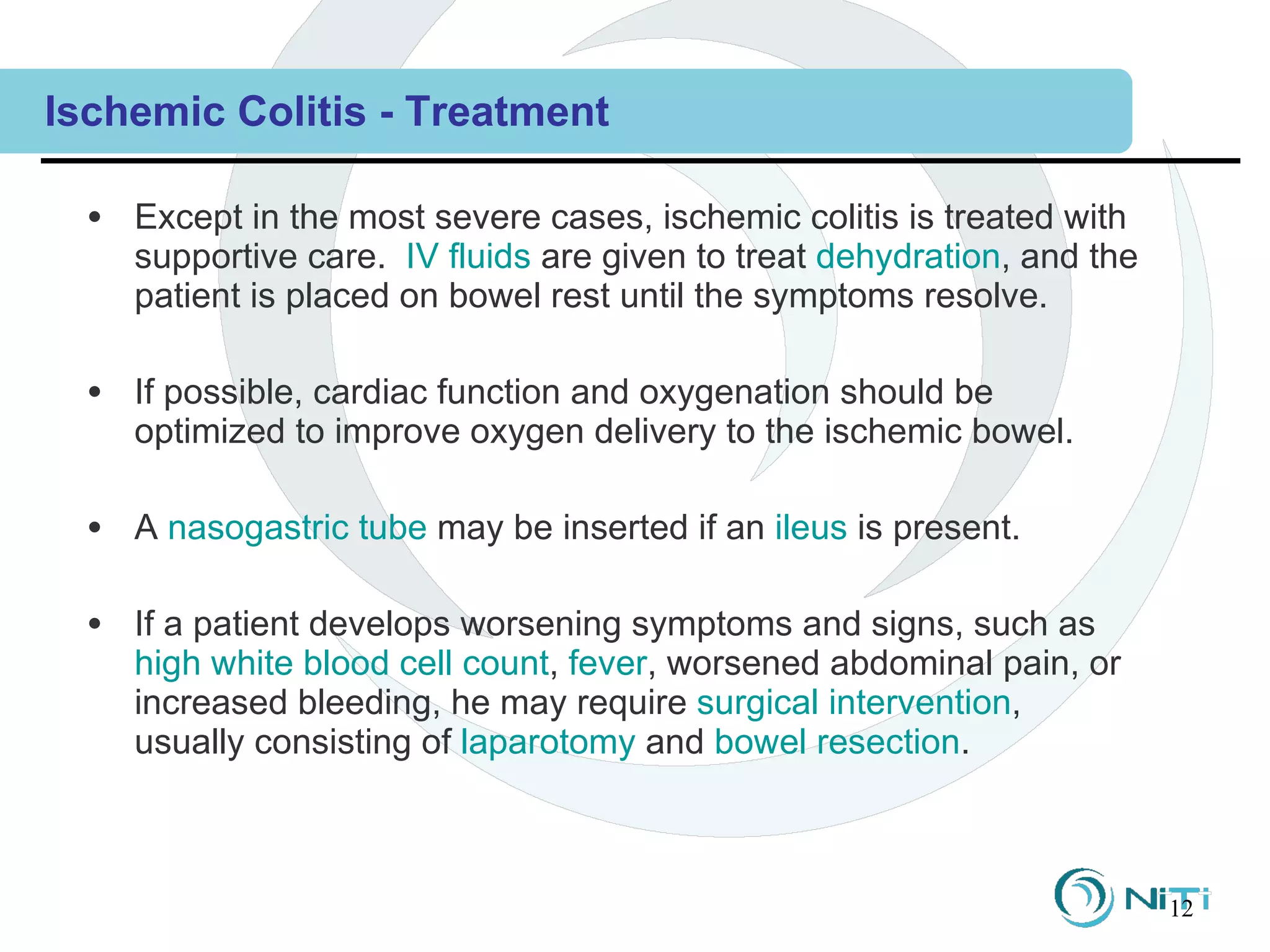 Combined 05 clinical training--pathology benign_ischemic colitis | PPT ...