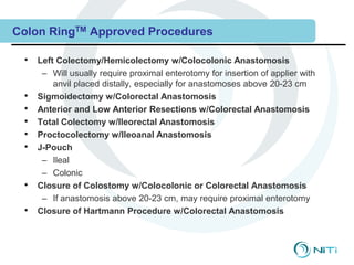 Combined 16 clinical training--use of colon_ring | PPTX