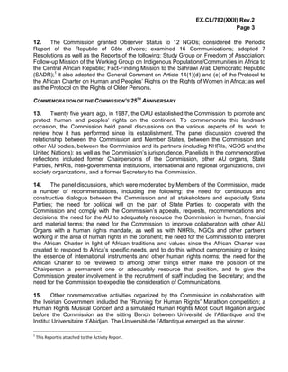 Combined 32nd and 33rd Activity Report of the African Commission on ...