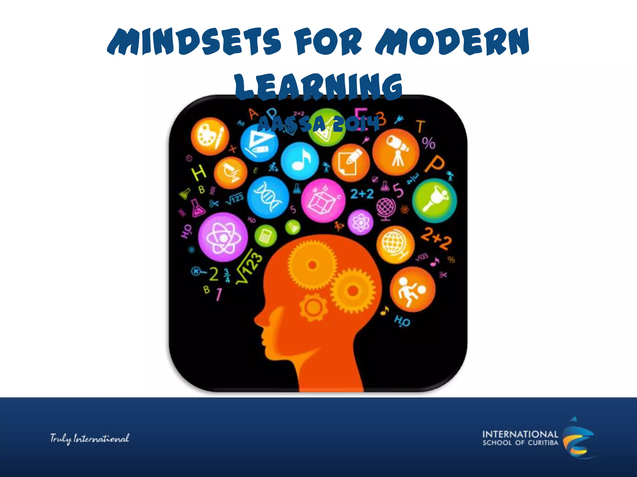 Mindsets for Modern Learning: AASSA 2014 | PPTX