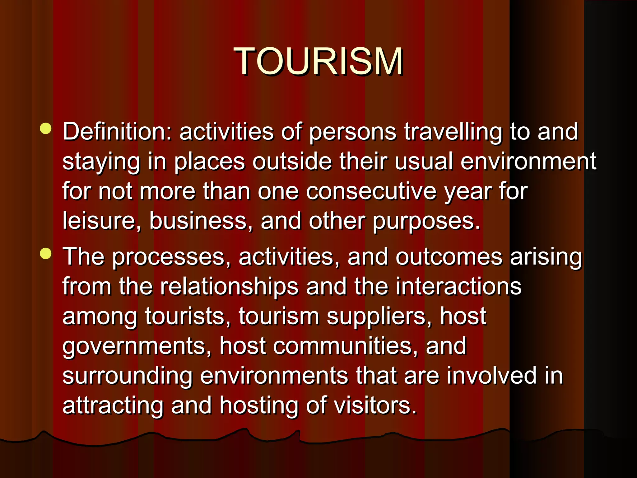 Combined Basic Principles of Tourism Management Trends 2015 | PPT