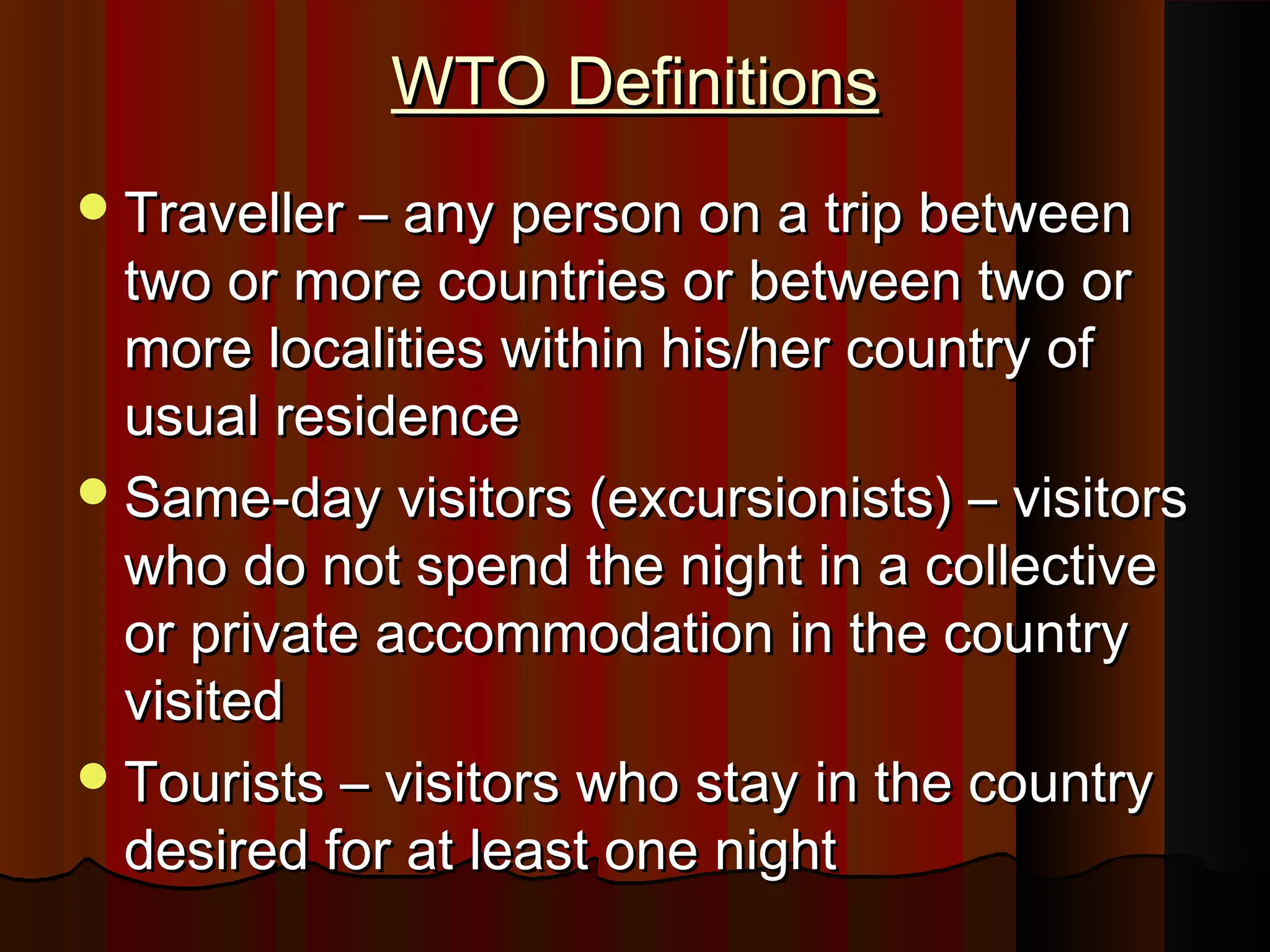 Combined Basic Principles of Tourism Management Trends 2015 | PPT