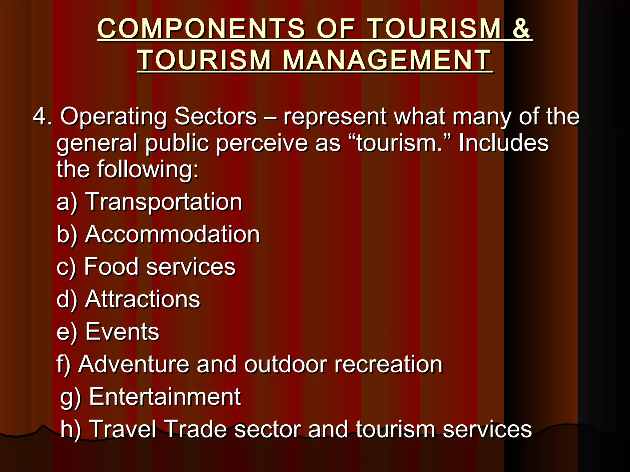 Combined Basic Principles of Tourism Management Trends 2015 | PPT