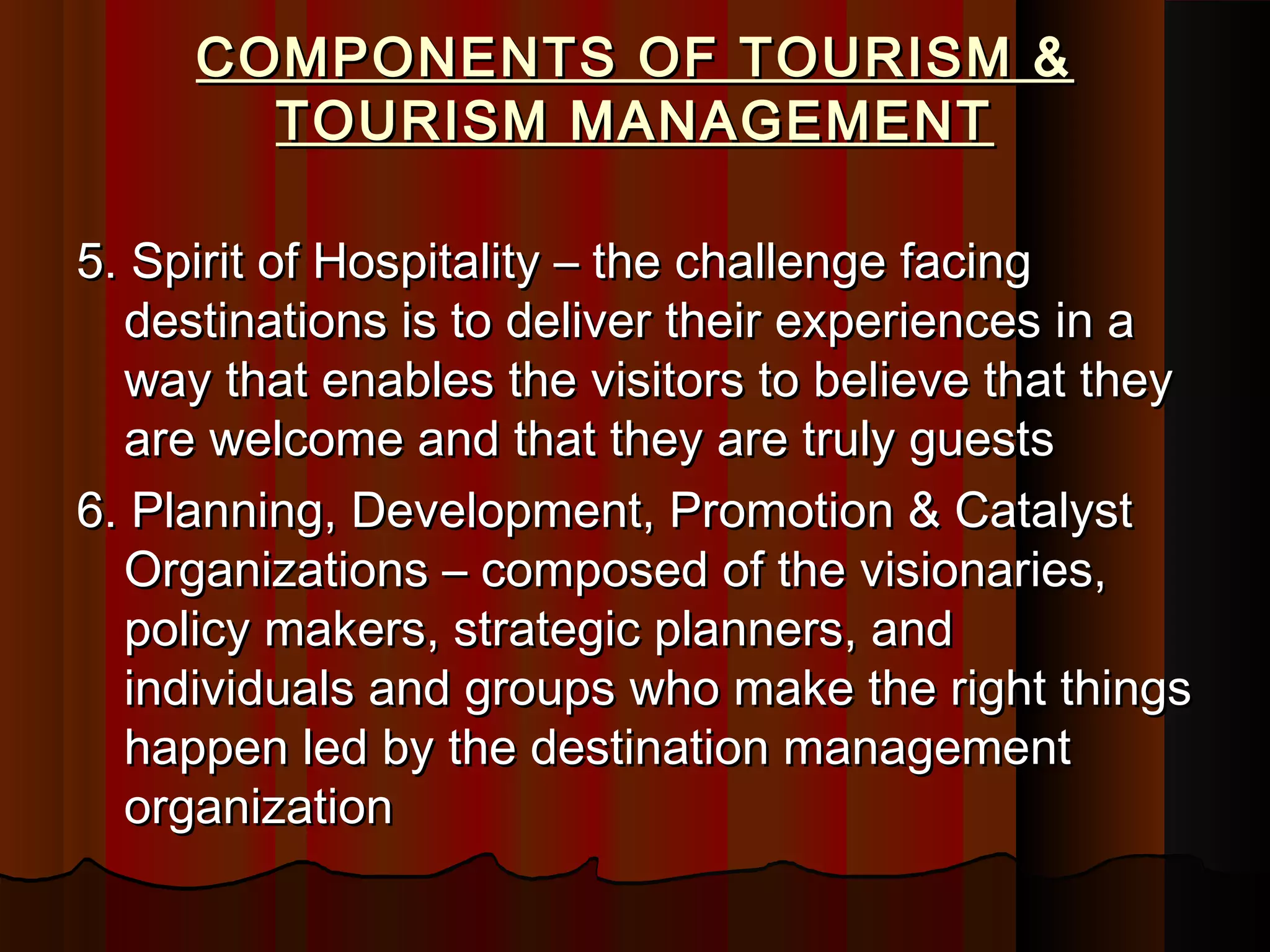 Combined Basic Principles of Tourism Management Trends 2015 | PPT