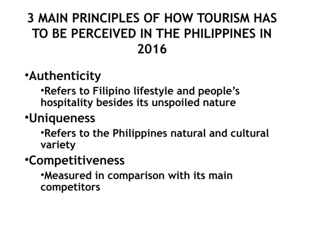 Combined Basic Principles of Tourism Management Trends 2015 | PPT