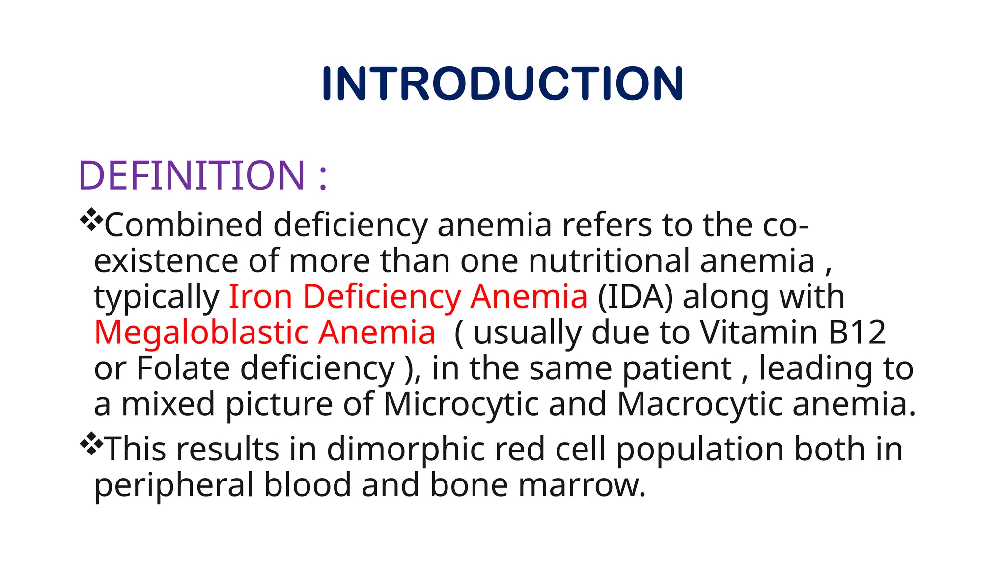 Combined deficiency anemia.pptx pathology | PPTX