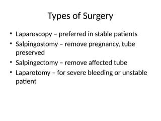Comprehensive Management of Acute Abdominal Pain and Ectopic Pregnancy ...
