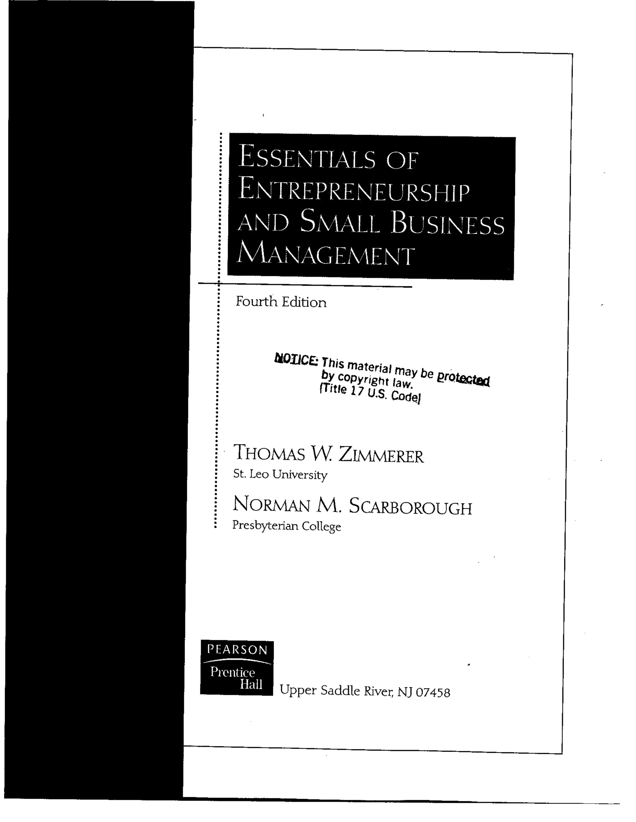 Combined essentials entr book | PDF