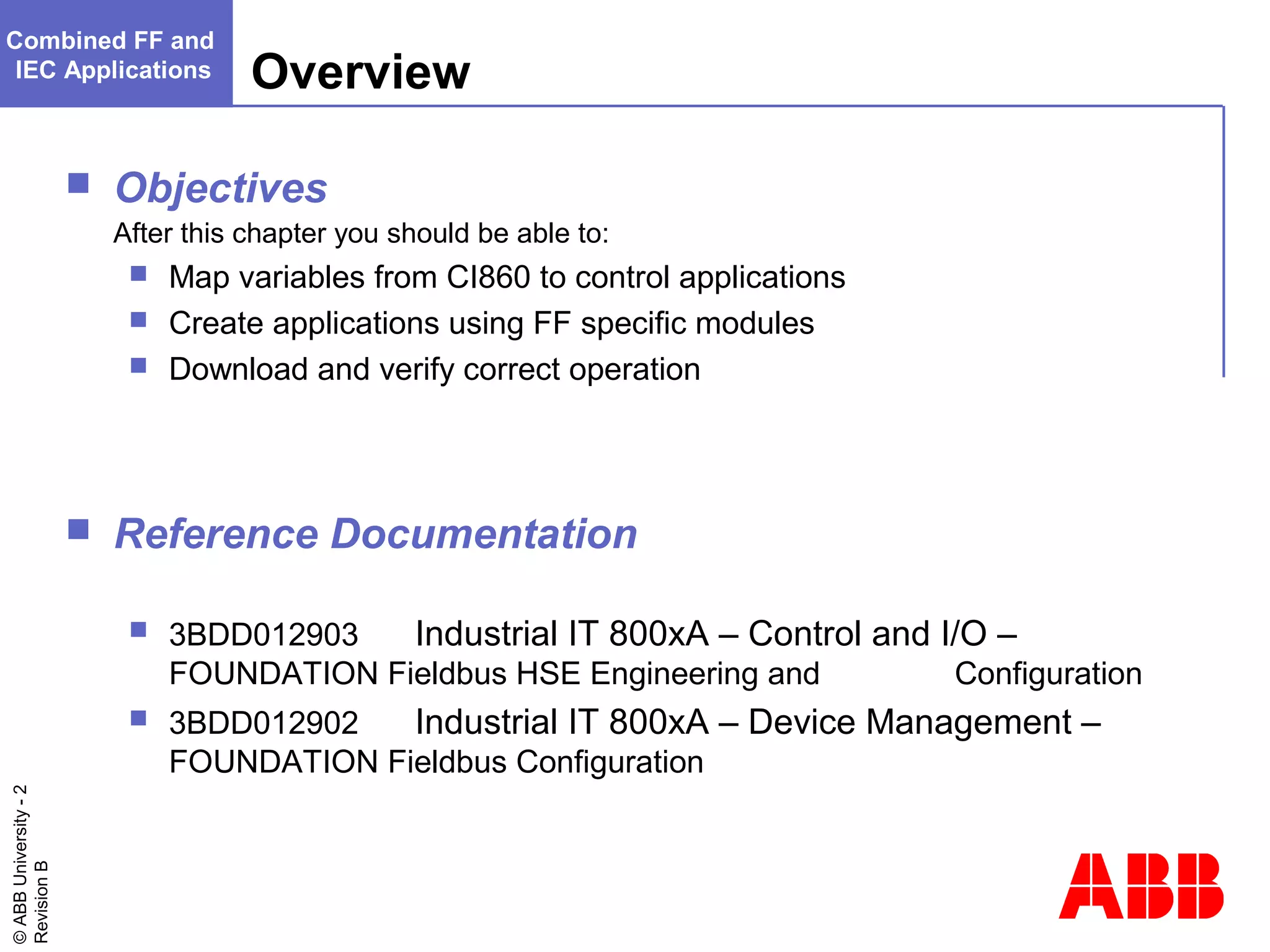 Combined ff and iec applications | PPT
