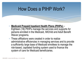 An Overview - Michigan's Publicly Funded Mental Health, Substance Abuse ...