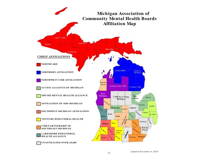 An Overview - Michigan's Publicly Funded Mental Health, Substance Abu…