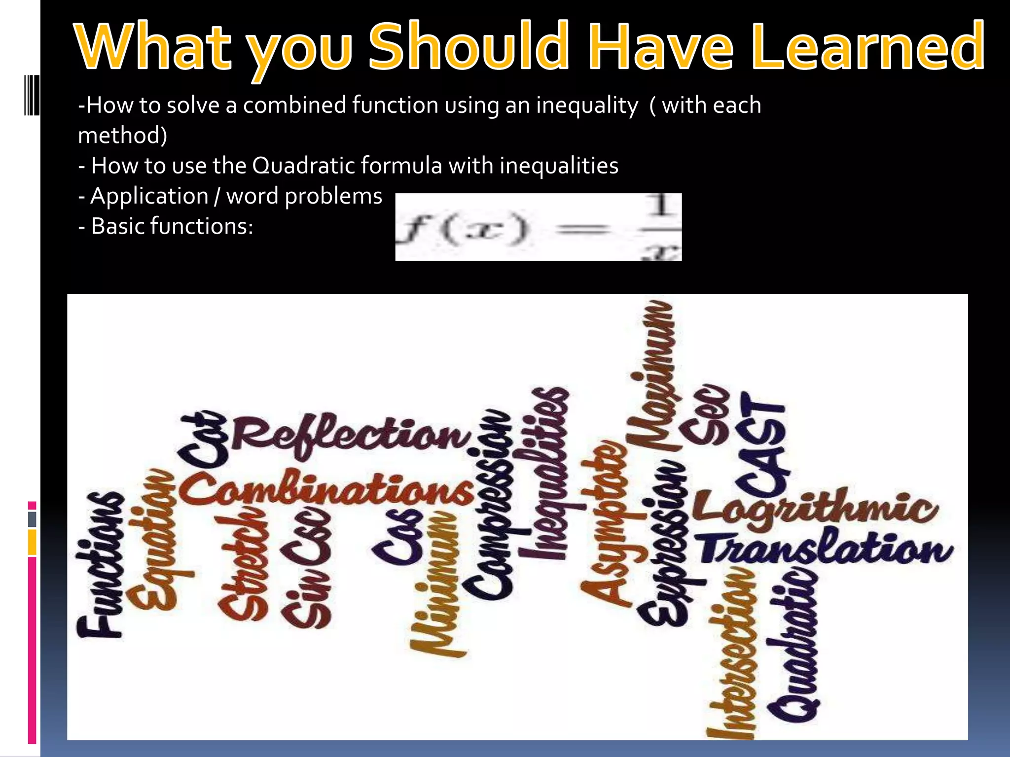 Combined Functions 84 Ppt Free Download