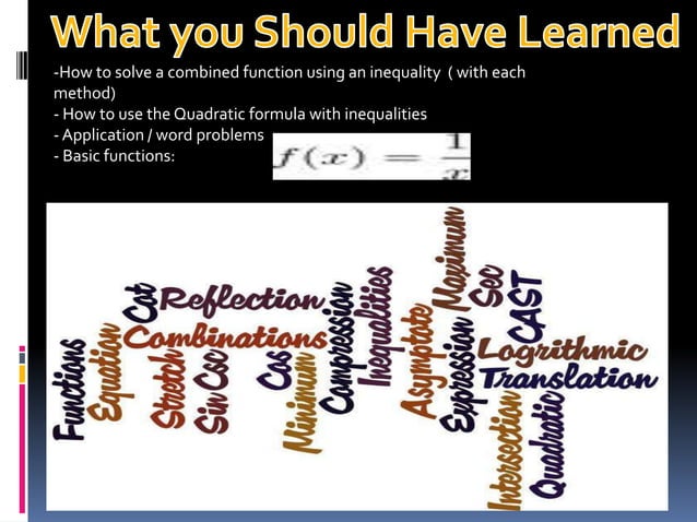 Combined functions 84 | PPT