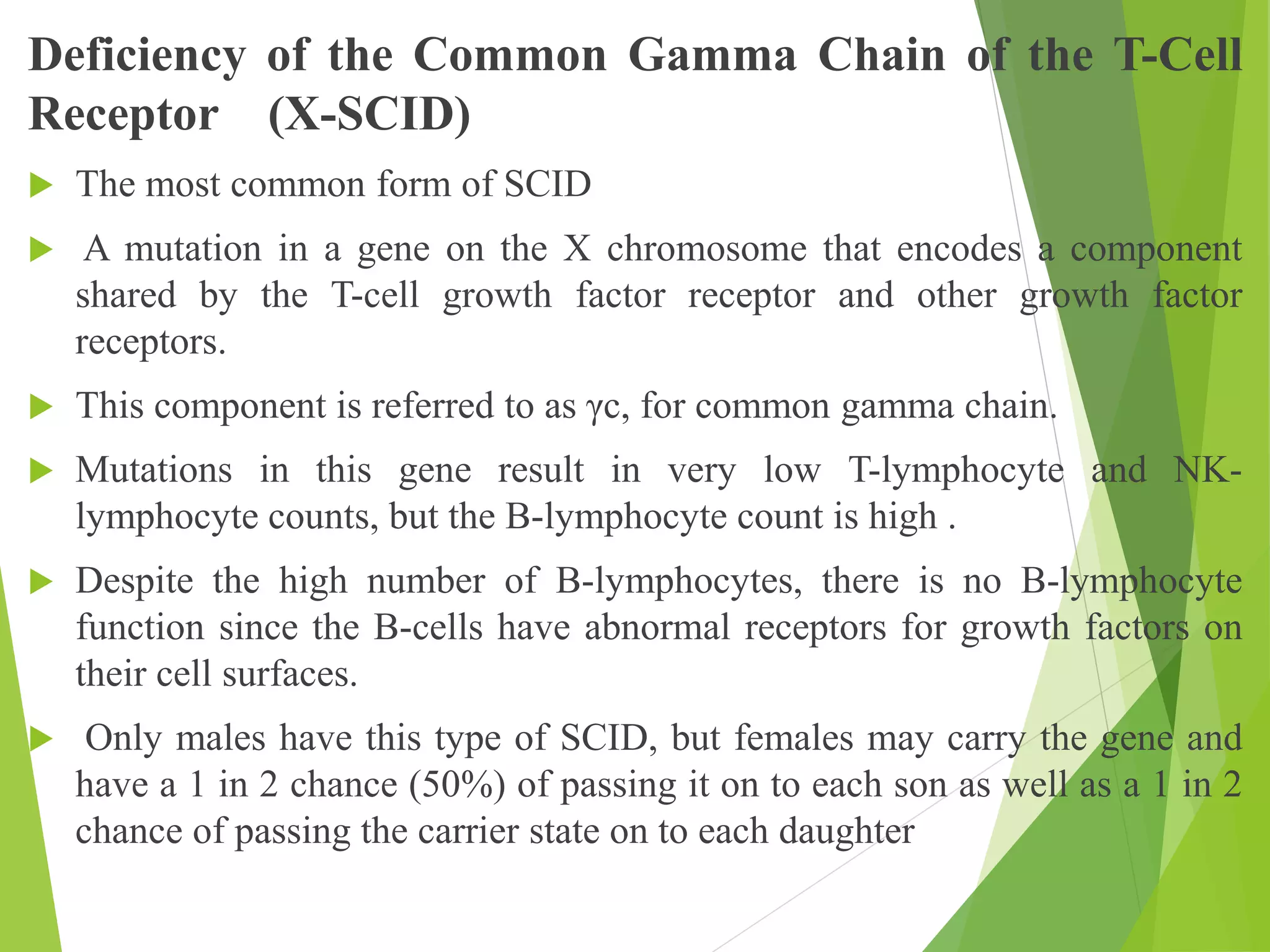 Combined immunodeficiencies (SCID).ppt. | PPTX