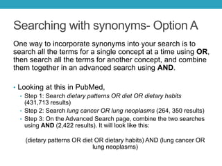 Combined Keyword Searching | PPTX