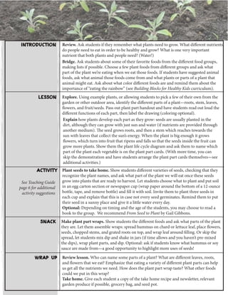 Sowing Seeds for Healthy Kids - Garden-Based Nutrition Education | PDF
