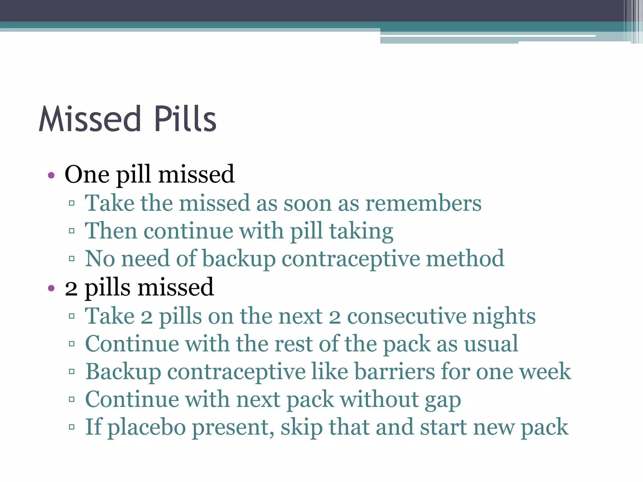 Combined oral contraceptive pills | PPTX